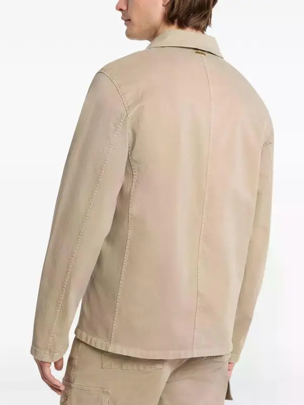 Michael Kors Chore Jacket In Stretch Cotton Twill
