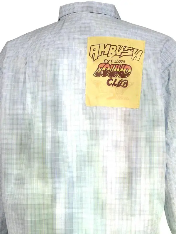 AMBUSH Patch-detail Checked Long-sleeved Shirt