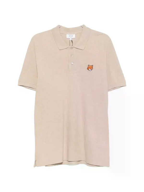 Maison Kitsuné Fox Head Patch Polo Shirt