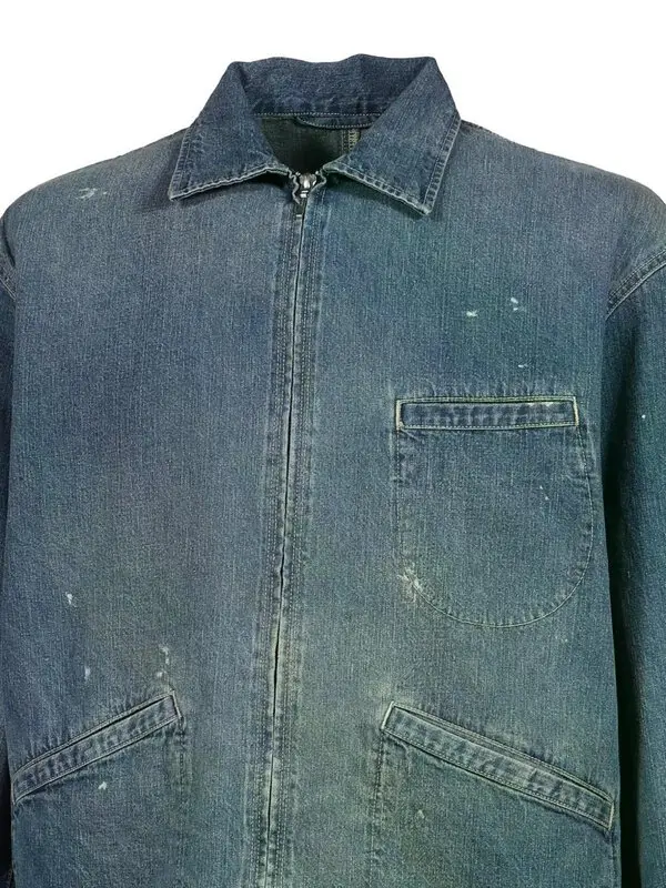 PORTER CLASSIC Breakfast Denim Zip-up Jacket