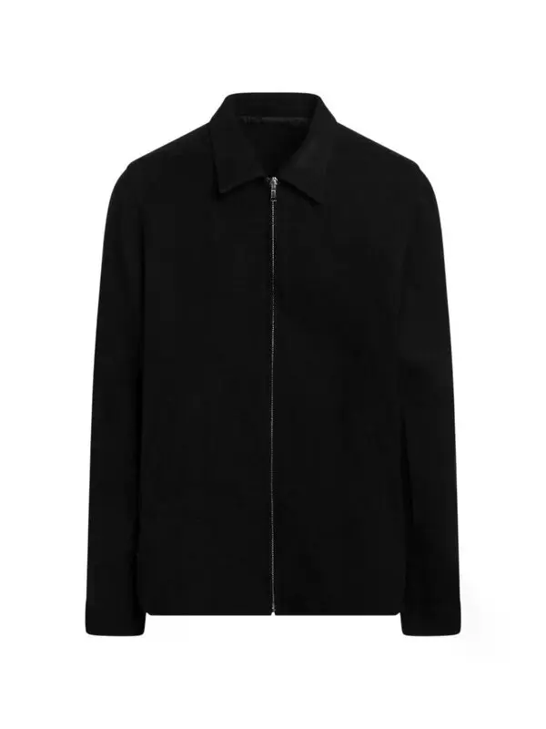 Rick Owens Logo-ribbon Zip-up Jacket
