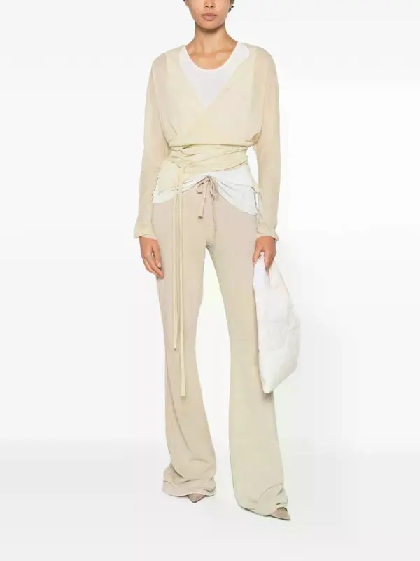 Adidas Drawstring Flared Track Pants