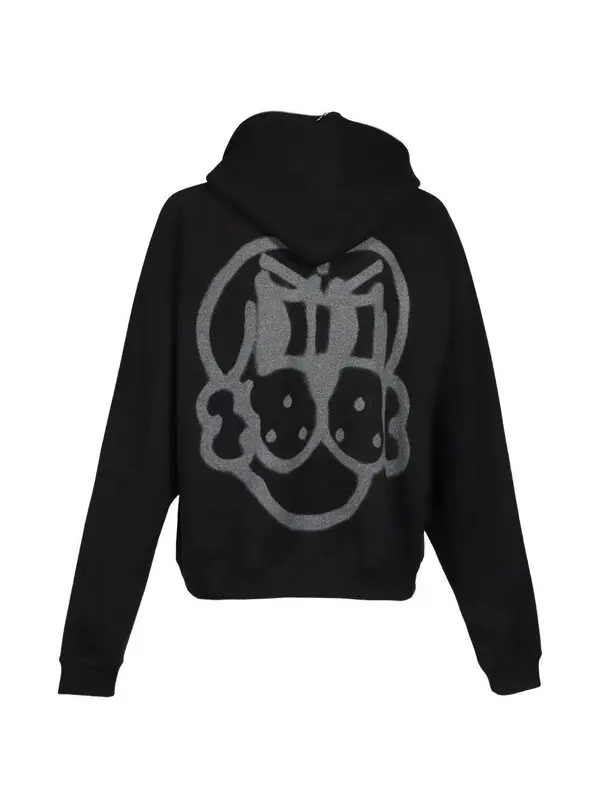 CHITO Graphic-print Zip-up Hoodie