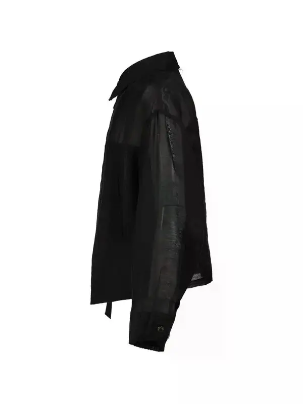 XLIM Zip-up Cropped Shirt