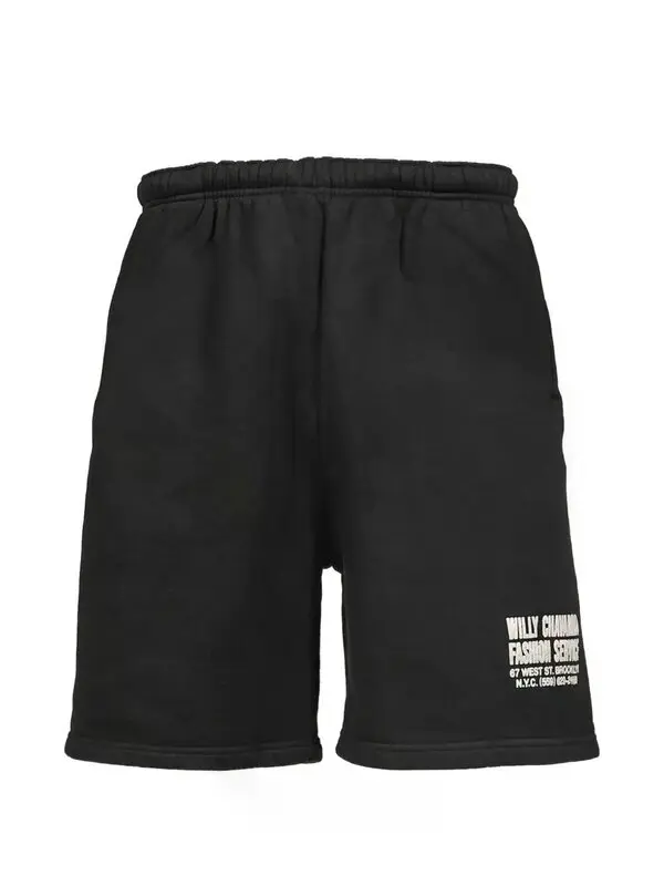 WILLY CHAVARRIA Buffalo Logo-print Shorts