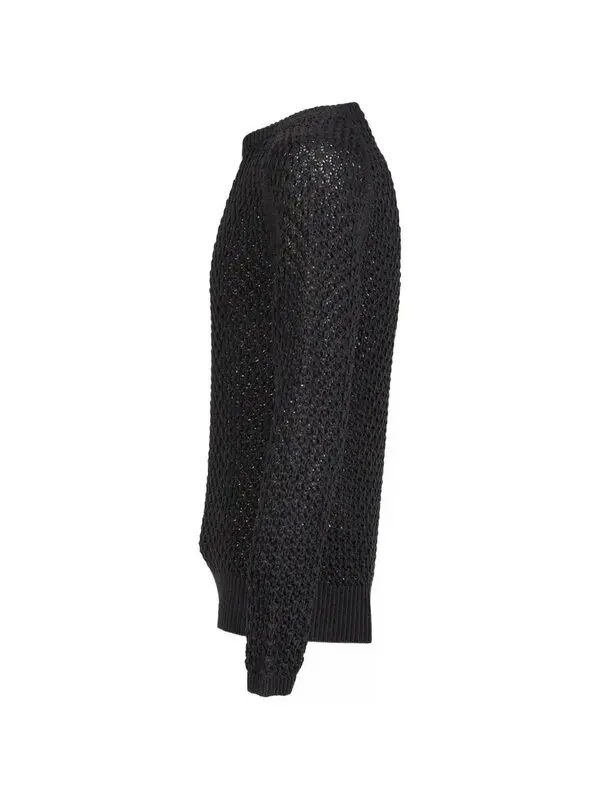 _J.L - A.L_ Wanders Open-knit Sweater