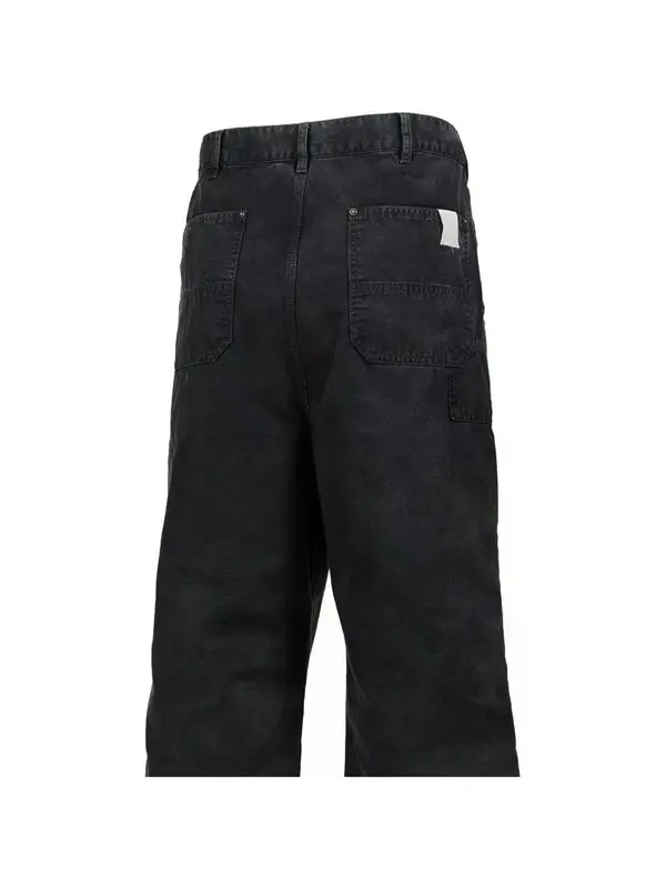 N.HOOLYWOOD Bleached Knee-patch Trousers