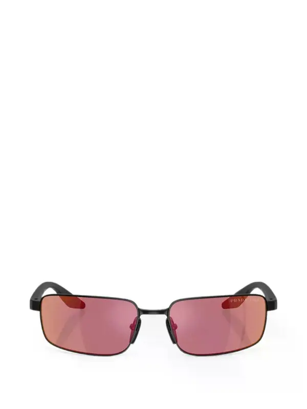 Prada Rectangle-frame Sunglasses - Black