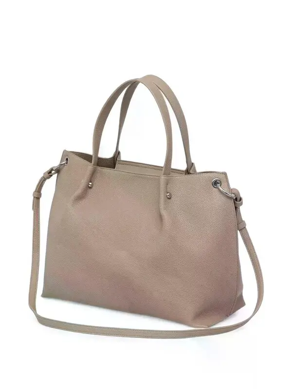 Armani Exchange Grained-effect Tote Bag