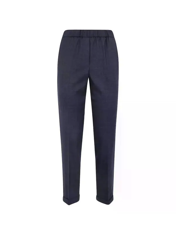 Antonelli Firenze Elasticated-waistband Turned-up-cuffs Trousers