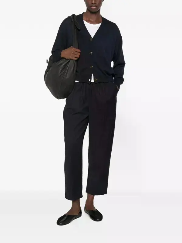 Apuntob Crinkled Trousers - Blue