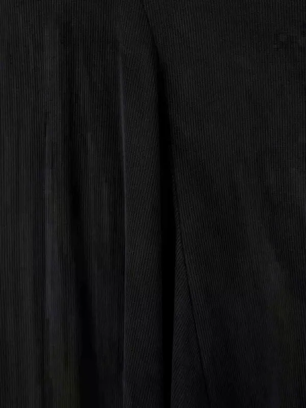 Off-White Cupro Rib Meteor Asymmetric Dress