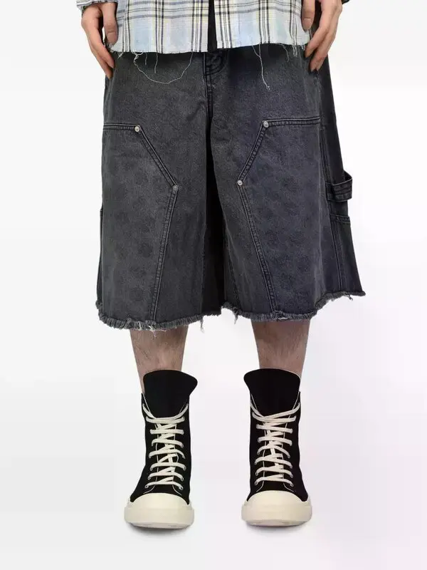 JUN/NAKAYAMA Paisley Carpenter Shorts
