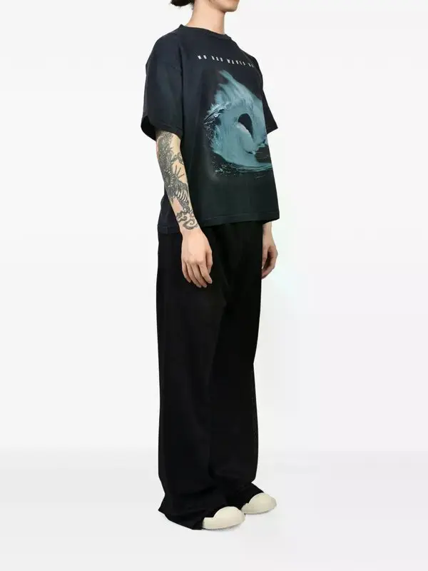 JUN/NAKAYAMA Graphic-print Box-fit T-shirt