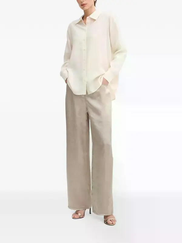 Sisley Crinkled Palazzo Pants