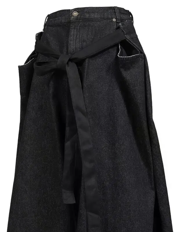LỰU ĐẠN Tie Maxi Jeans