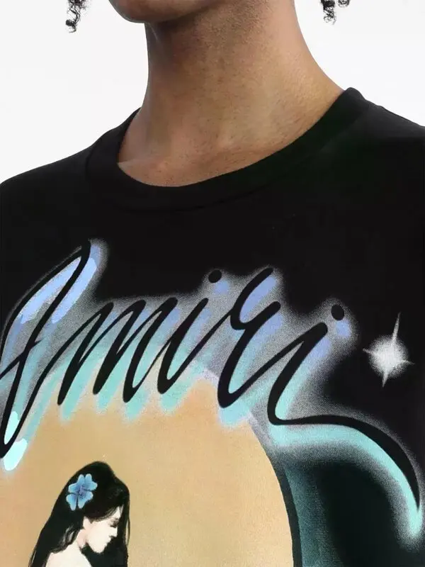 Amiri Illustration-print Cotton T-shirt