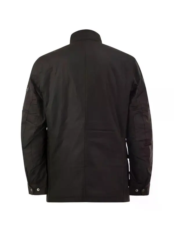 BARBOUR INTERNATIONAL Tourer Duke Waxed Military-style Jacket - Brown