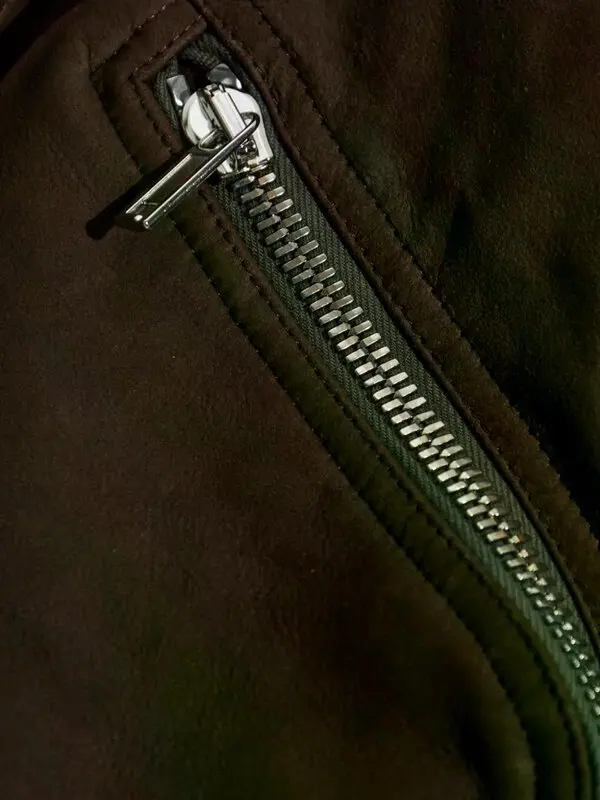 Rick Owens Zip-detail Leather Bomber Jacket