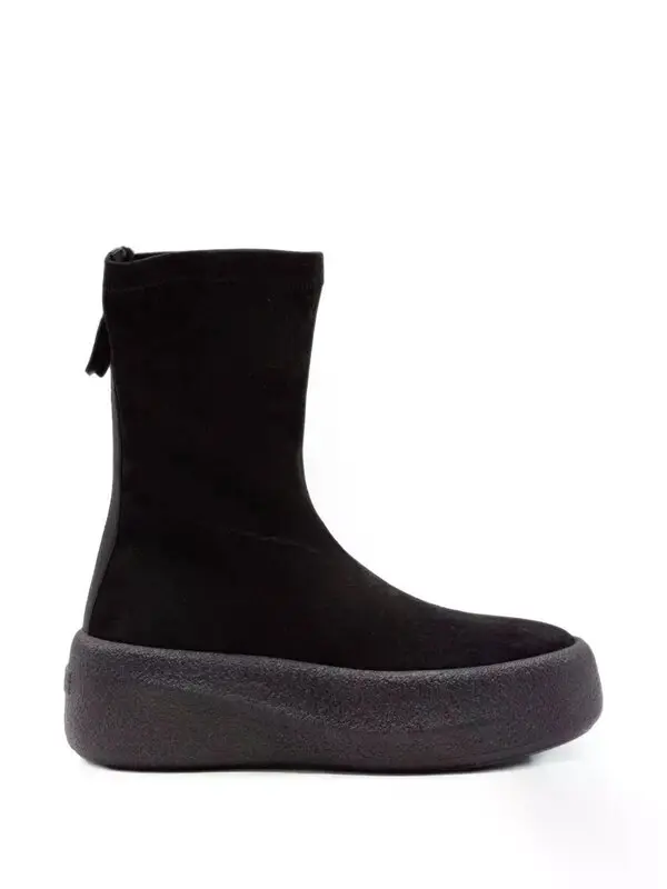 VIC MATIE Creppy Platform Ankle Boots