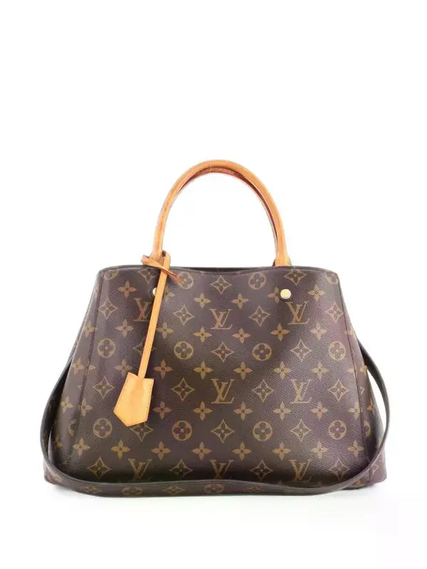 LOUIS VUITTON Monogram Canvas Montaigne Handbag Tote Bag