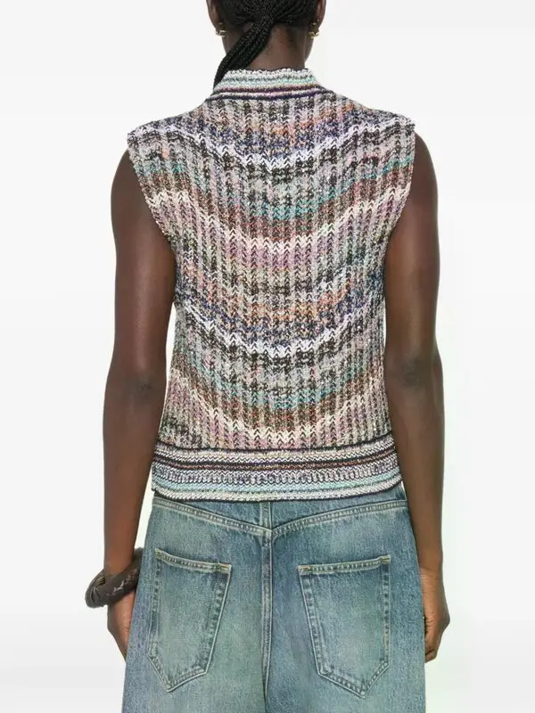 Missoni Zigzag-knit Waistcoat