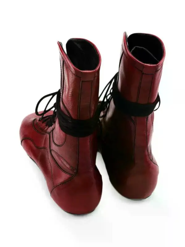 Dries Van Noten Leather High Top Sneakers