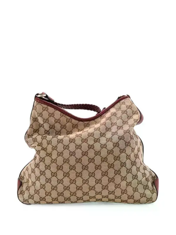 Gucci Marrakech Gg Canvas Medium Hobo Bag