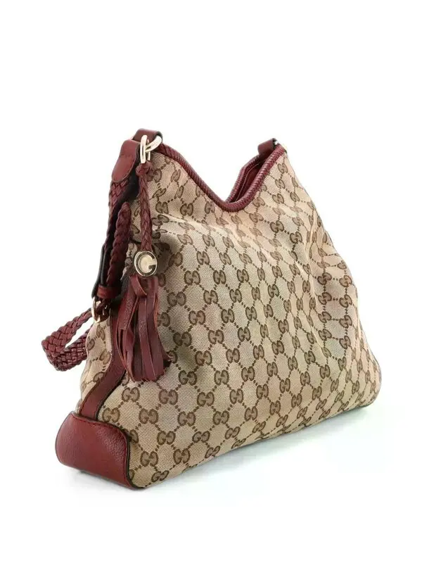 Gucci Marrakech Gg Canvas Medium Hobo Bag