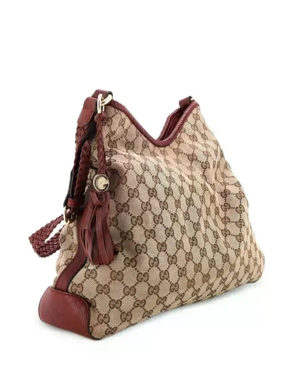 Gucci Marrakech Gg Canvas Medium Hobo Bag