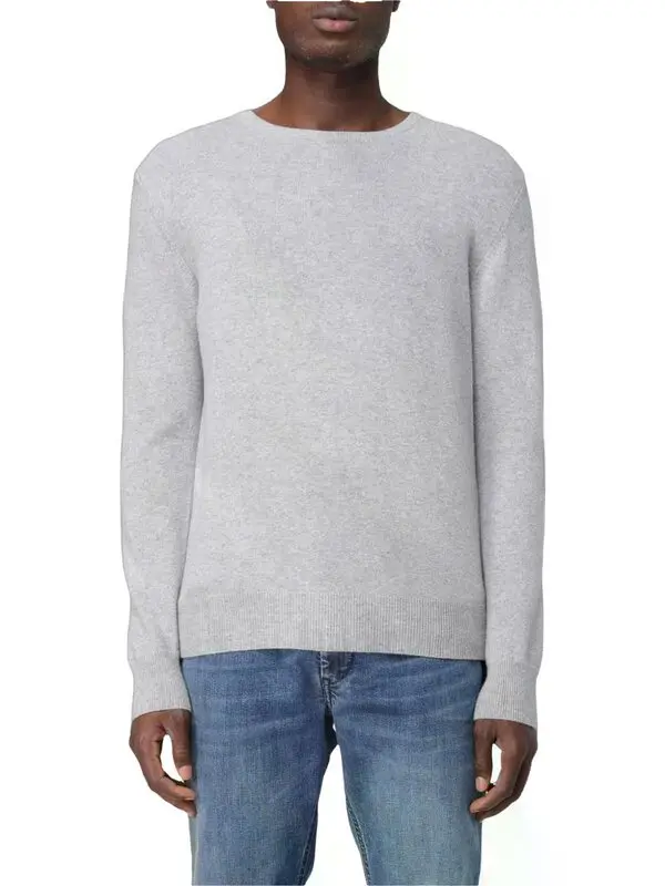 XC Crew-neck Knitted Sweater - Grey