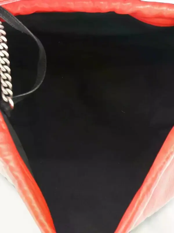 Saint Laurent Teddy Leather Large Bucket Bag