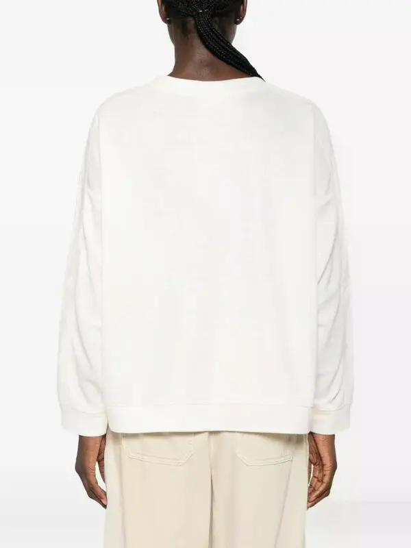 MAISON123 Long-sleeve Drop-shoulder Top