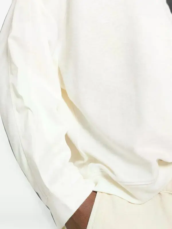 MAISON123 Long-sleeve Drop-shoulder Top