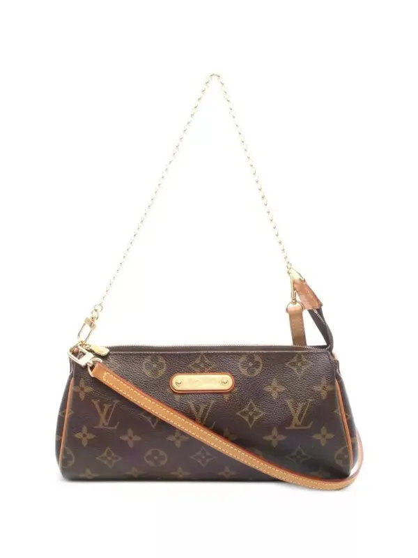 LOUIS VUITTON Eva Monogram Canvas Shoulder Bag - Brown
