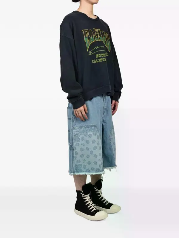 JUN/NAKAYAMA Paisley Carpenter Shorts