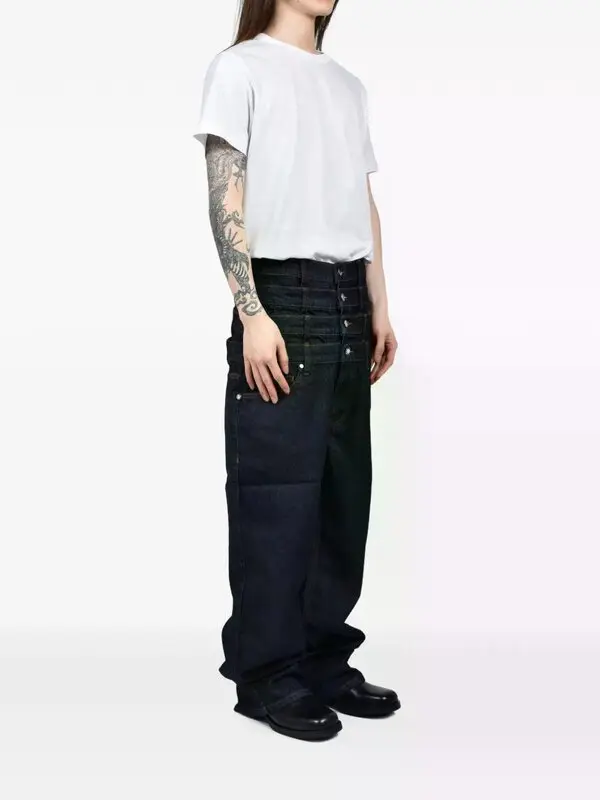 3.PARADIS 4 Waist Logo-patch Jeans