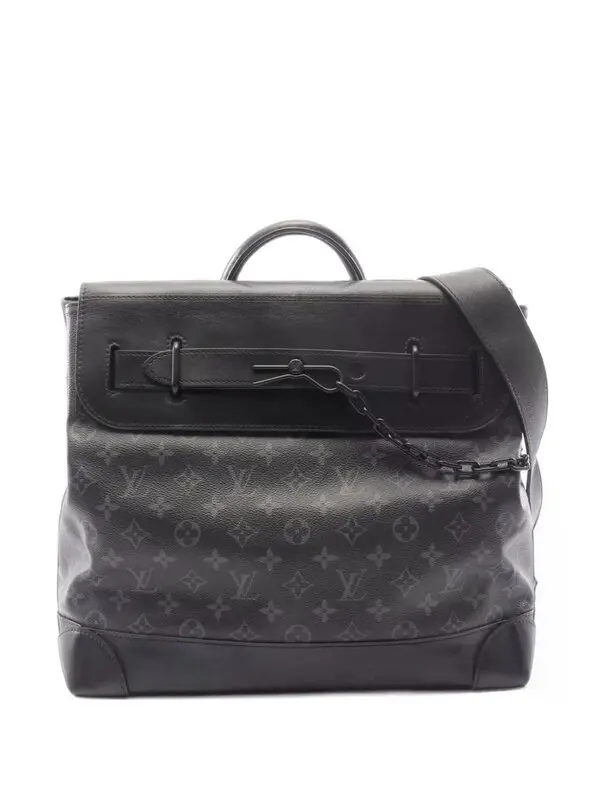 LOUIS VUITTON Steamer Monogram Eclipse Tote Bag