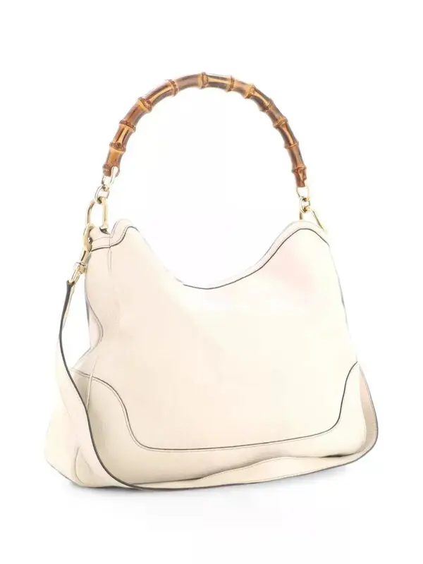 Gucci Diana Bamboo Shoulder Bag Leather Medium Hobo Bag