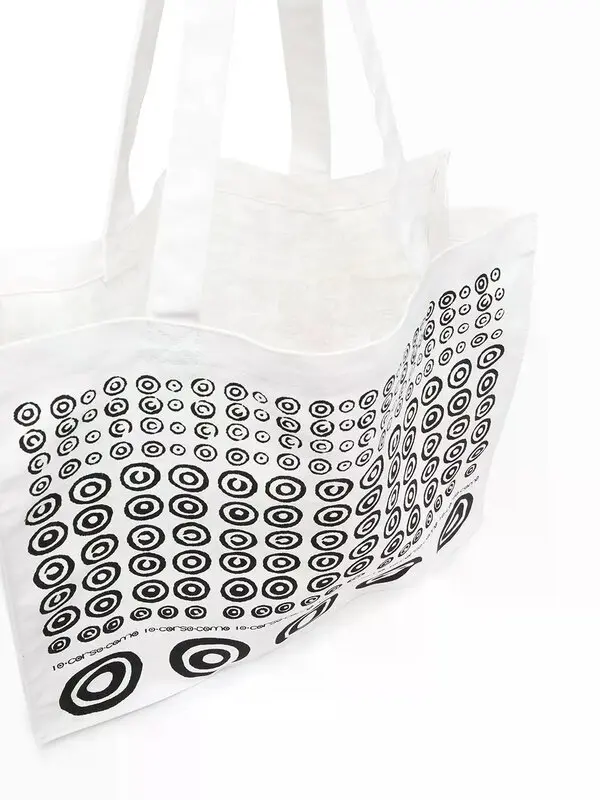 10 CORSO COMO Abstract Spiral Print Tote Bag