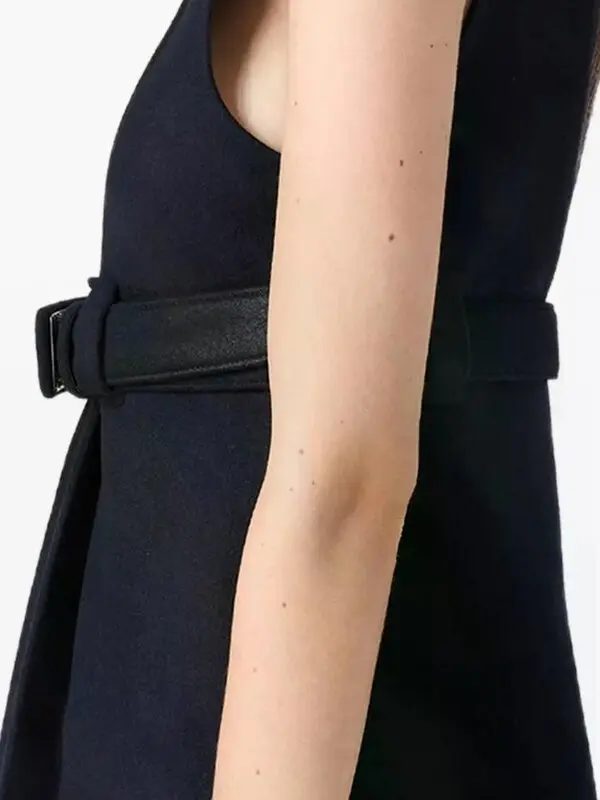 Miu Miu Waxed Double Wool Dress