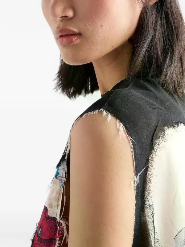 Prada Devoré Georgette Dress