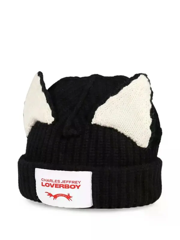 CHARLES JEFFREY Chunky-knit Ears Beanie Hat