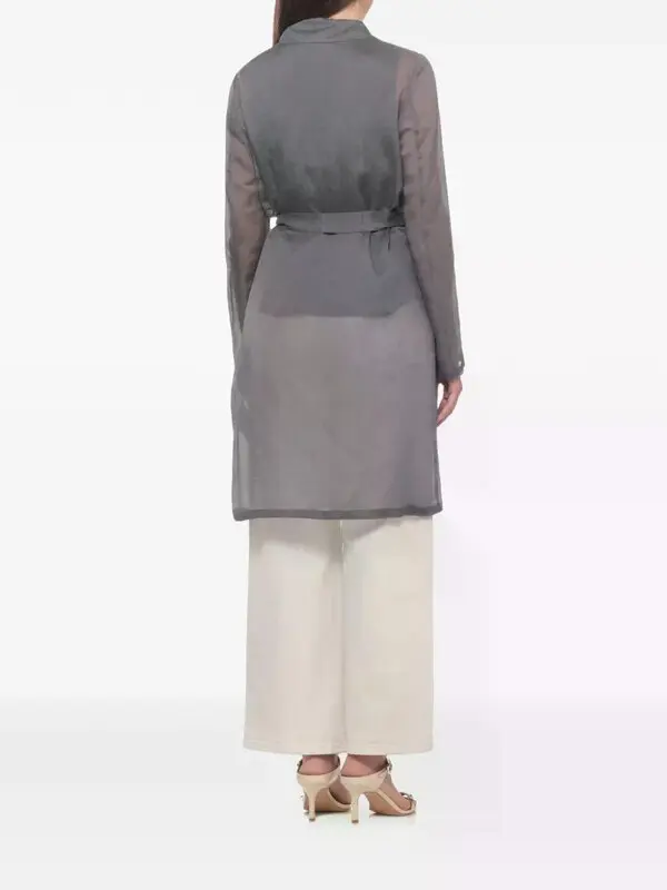 EMME Sheer Belted Coat