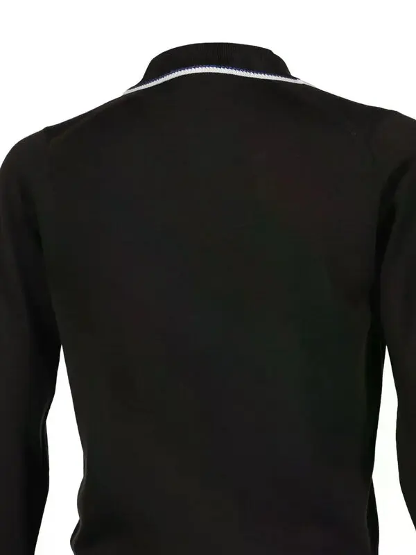WALES BONNER Embroidered-logo Polo Sweater