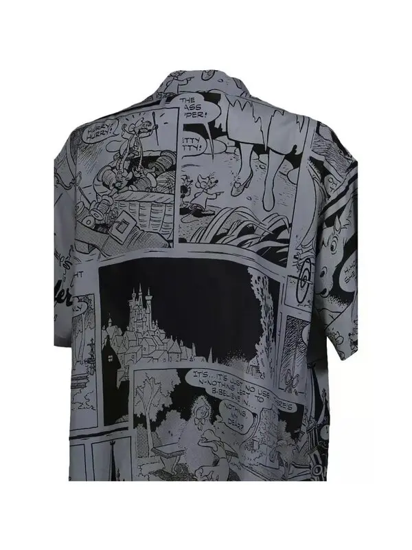 PORTER CLASSIC Disney Aloha Cinderella Print Shirt