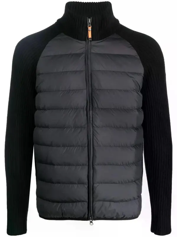 PARAJUMPERS Olmo Waffle-knit Quilted Jacket