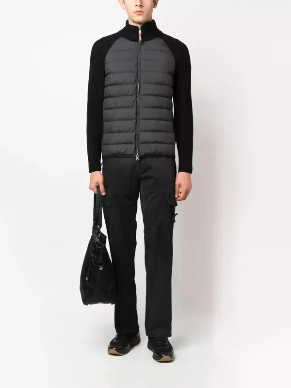PARAJUMPERS Olmo Waffle-knit Quilted Jacket