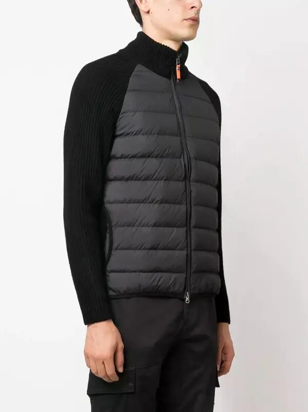 PARAJUMPERS Olmo Waffle-knit Quilted Jacket