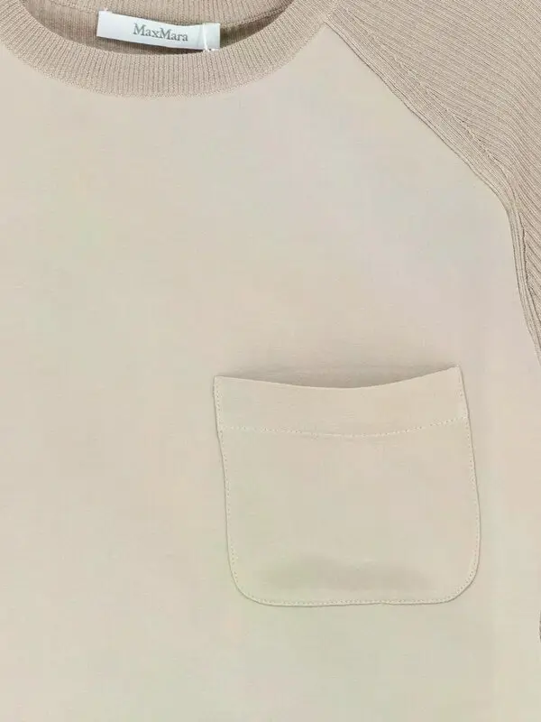 Max Mara Ribbed-knit Silk-blend Pullover